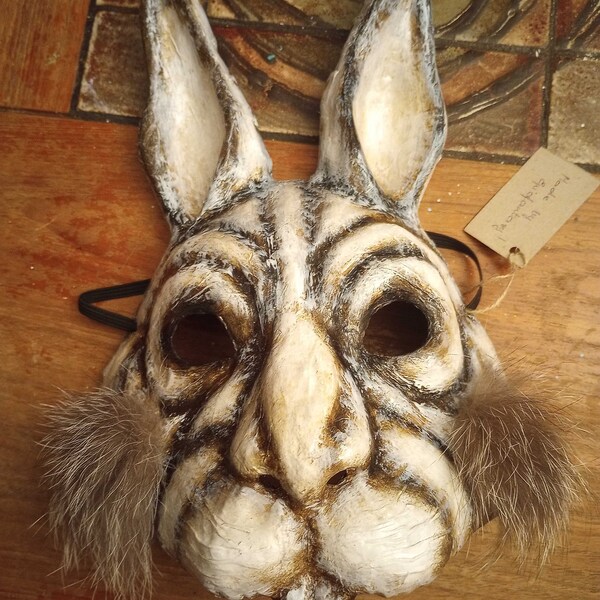 Sheep Mask Masquerade Mask Animal Mask Paper Mache Sheep Mask Scary ...