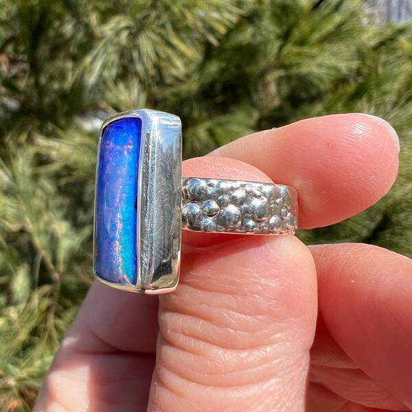 Silver BUBBLE RING SHANK / Ring Blank for Silversmiths, Half Round Wire ...