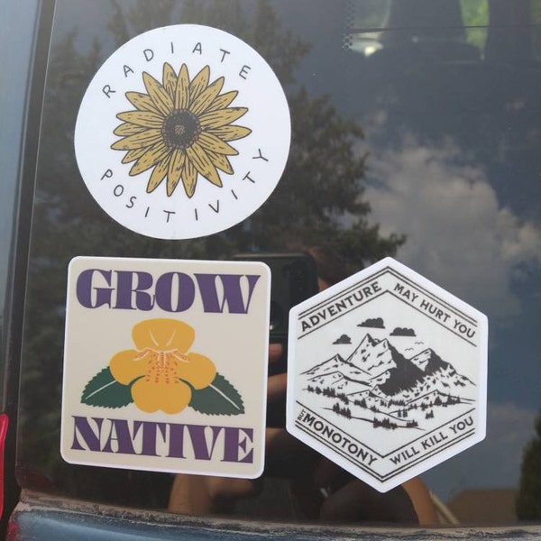 Grow Native Sticker - Etsy