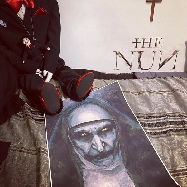 Valak the Nun 11x17 Horror Movie Poster Wall Art Print Signed by Artist ...