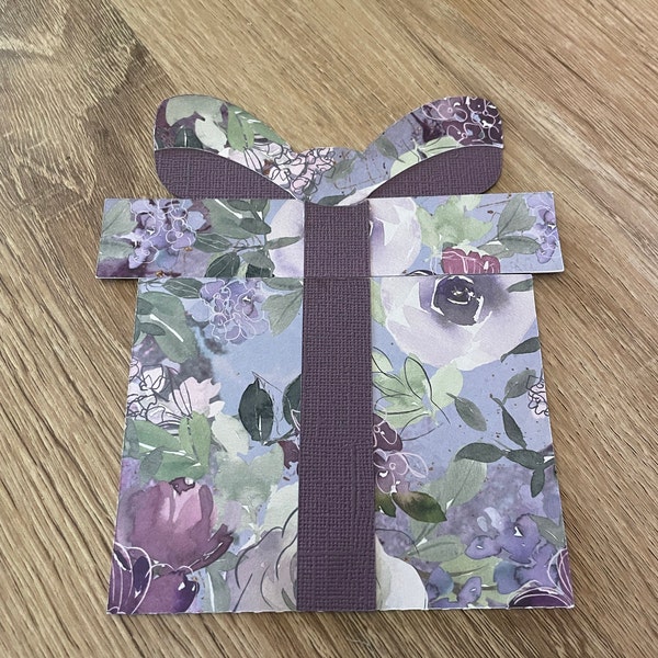 Present Gift Card Holder SVG| Gifts SVG | Gift Card Cut File | Birthday ...