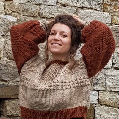 Knitting Pattern hazy Skies Sweater Digital Download Beginner Friendly ...