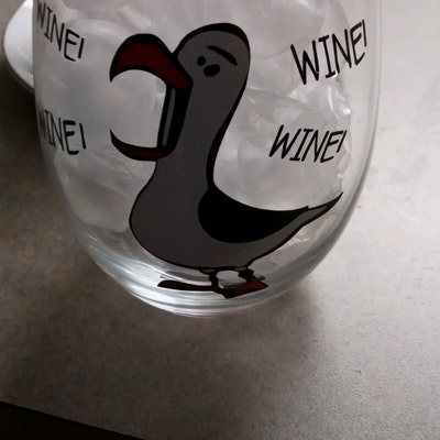 DISNEY INSPIRED Finding NEMO Wine Glass Funny Disney Gift Disney Mugs ...