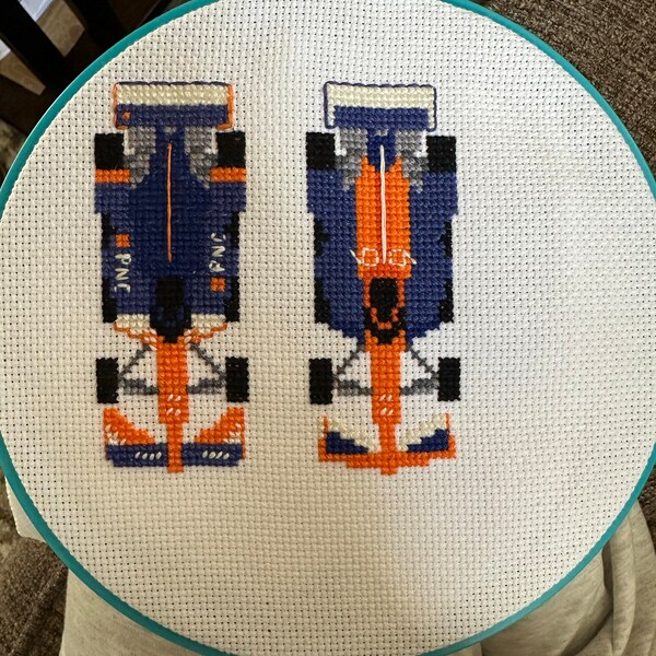 F1 2024 Cross Stitch Pattern for All 10 Teams // PDF Pattern - Etsy