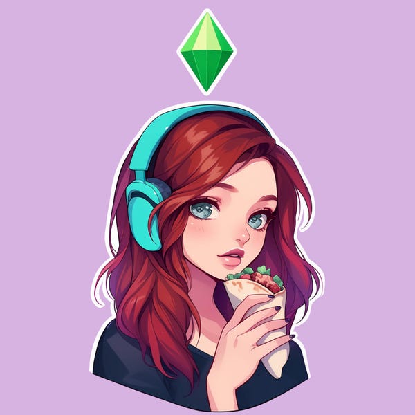 Premade Icon for Twitch Streamers and Social Media Beautiful ...