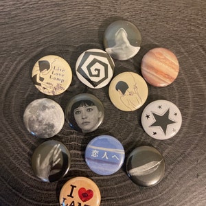 Domo Pins 4 Piece 1 Inch Button Pin Set Comes With - Etsy