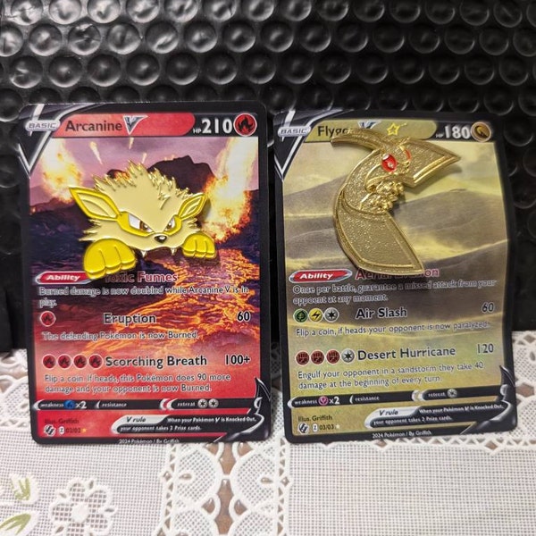 Shiny Arcanine Enamel Pin Pokémon Hat Pins Backpack Pin - Etsy