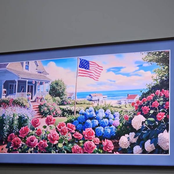 Summer Frame TV Art Citrus Painting Decor Spring Screensaver Colorful ...