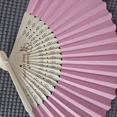 Custom Gift Wrapping Wedding Fans Rustic Fans Wedding Favor Fan ...