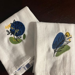 Stylized Plant Embroidery Design Machine Embroidery Design - Etsy