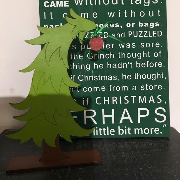 Grinch Christmas Tree / Grinch / Whoville / Suess / Who / Cindy Lou ...