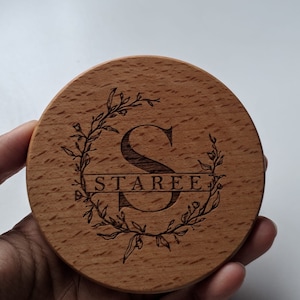 Personalized Wood Coasters / Engraved Coasters/ Custom Wood | Etsy