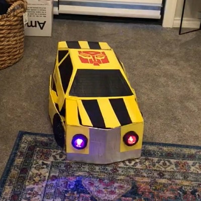 Template for Transforming Car Costume for Kids Halloween - Etsy