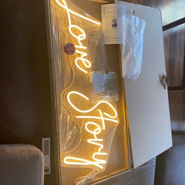 Custom Neon Sign | Wedding Name Neon Lights | Engagement Party ...