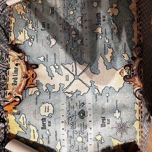 Anime One Piece World Map, Wrapped Canvas Map, World Map, Wrapped ...
