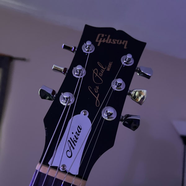 Custom Laser Engraved Guitar Truss Rod Cover - Etsy