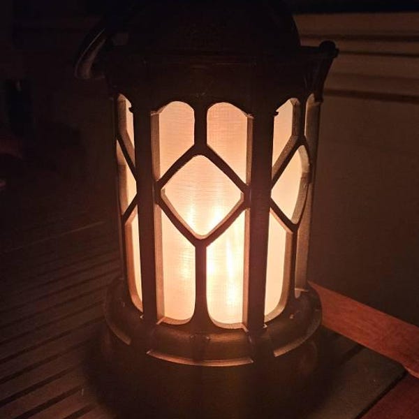 LARP LED Lantern – 3D Printed, USB Powered, Modular Fantasy Medieval ...
