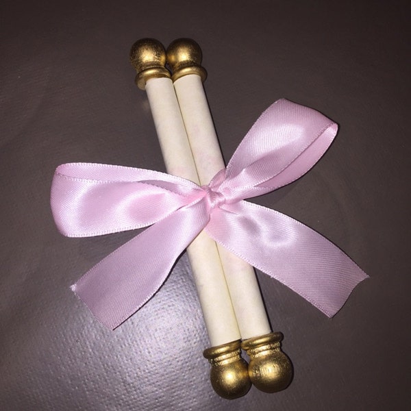6-inch DIY 150-pairs Scroll Invitation Rods - Etsy