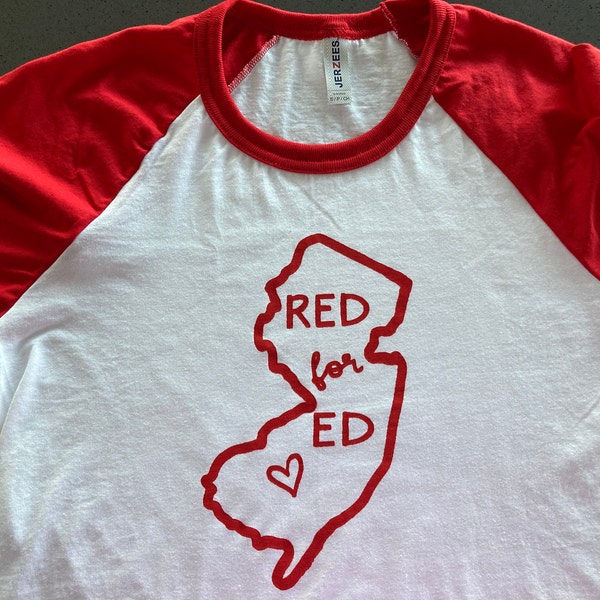 CUSTOMIZE Your State, Red for Ed T-shirt, I Wear Red for Ed Shirt ...