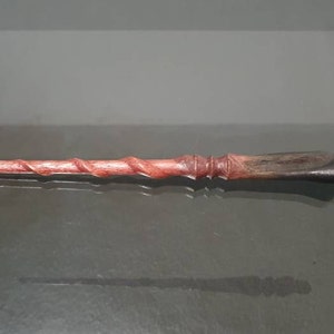 Laser Cut Wand Stand With Engraving Black Walnut or Cherry Wood - Etsy