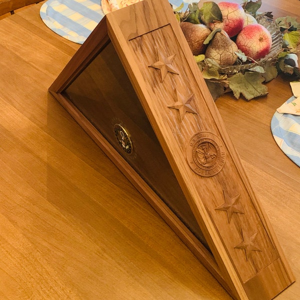 Custom 3D Carved Flag Boxes - Etsy