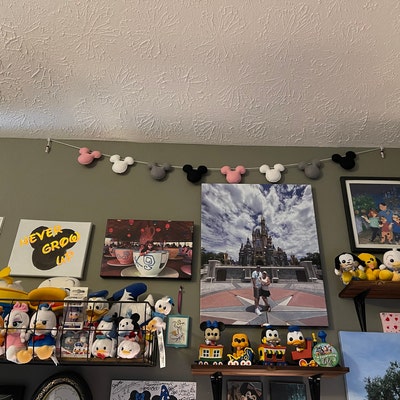 Disney Rainbow Garland, Pastel Mickey Garland, Disney Banner, Colorful ...