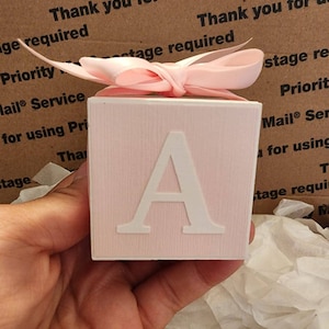 Custom Baby Name Blocks Baby Gift Baby Shower Newborn Nursery ...