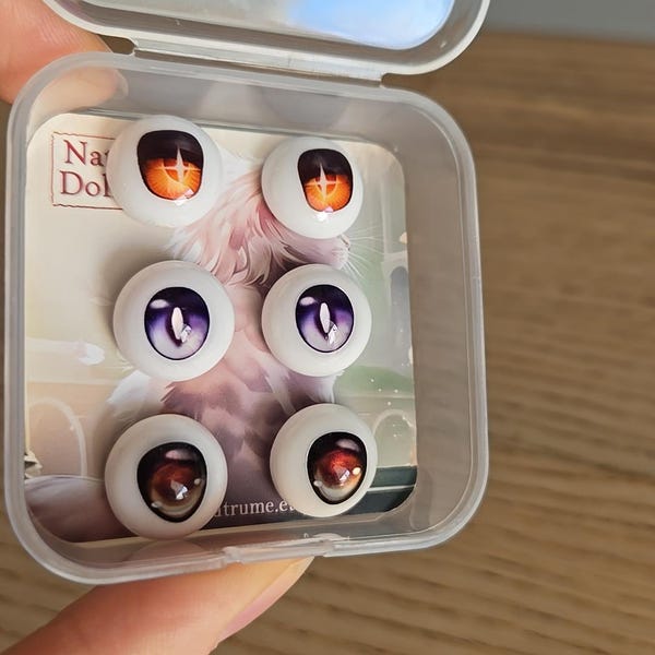 Mohair Yarn Doll Wig With Bangs 5 Colors for Tiny Dolls 3.5-7" Size for ...