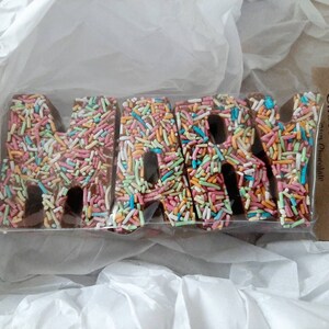 Chocolate Letters - Etsy UK