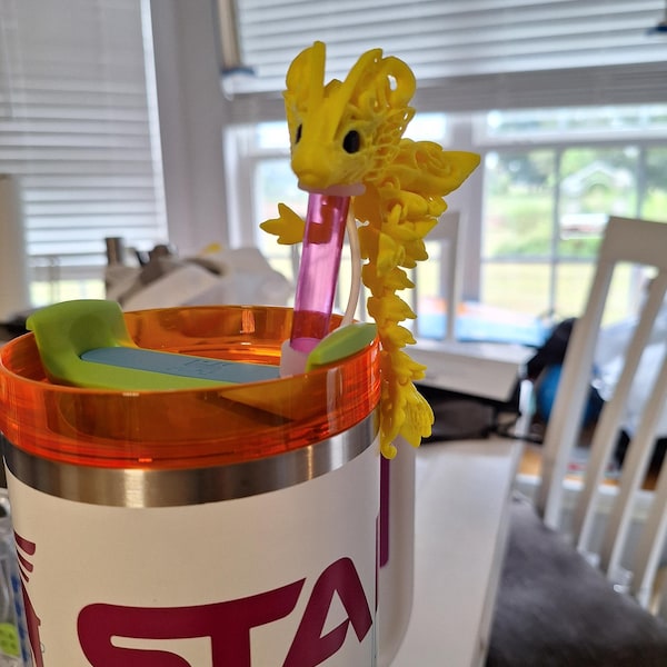 Dragon Straw Topper - Etsy