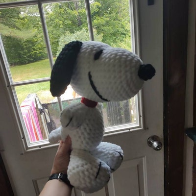 Snoopyy Peanuts Crocheted Plushie Kid Friendly Animal Plush Amigurumi ...