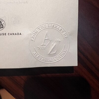 Custom Book Stamp or Embosser Your Name on A Stamp - Etsy