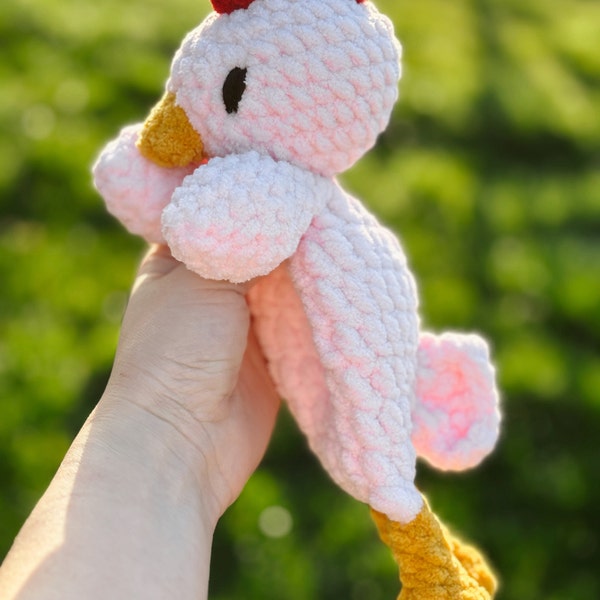 Hazel Hen Crochet Pattern, Crochet Chicken , Rooster, Snuggle Toy ...