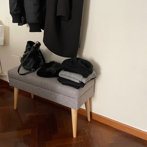 Open Bench LOVARE Bench With Storage Bench Upholstered Scandinavian ...