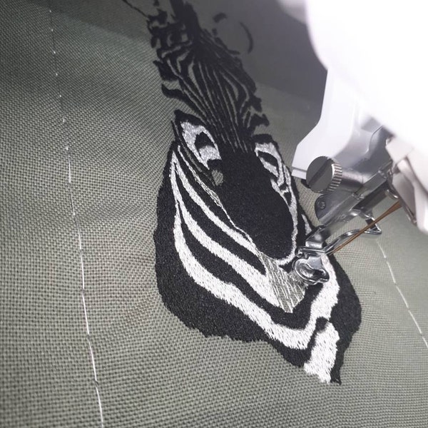 Zebra Machine Embroidery Design, Stylish Zebra Embroidery Pattern ...