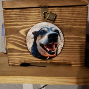 Personalized Pet Memory Box / Urn with Name and Quote or Poem | Etsy