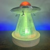 Retro Futuristic Rocket Space Ship / Spaceship LED Lamp Free - Etsy