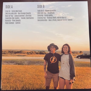 12 Vinyl Record Mixtape Two Sided Black Fully Custom - Etsy