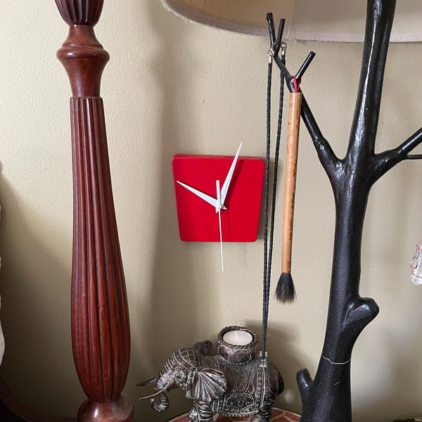 OBLONG CLOCK Medium Modern Wall Clock Choice of Color - Etsy