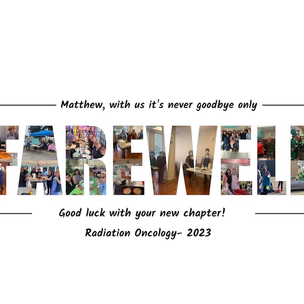 Farewell Custom Gift Collage, Coworker Leaving Gift, Moving Away Gift ...