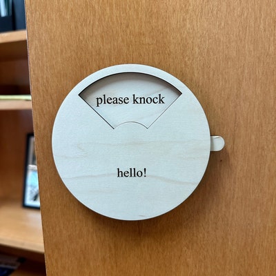 Personalized Work From Home Privacy Sign Wood Custom Do Not Disturb ...