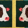 Cow Quilt Block, Paper Pieced Quilt Pattern, PDF Pattern, Instant ...