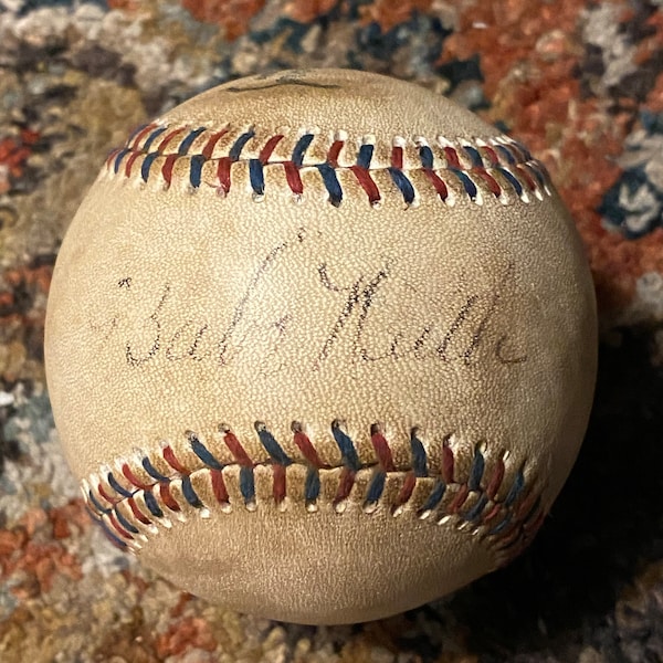 Babe Ruth Replica 1929 Autographed Baseball - Etsy