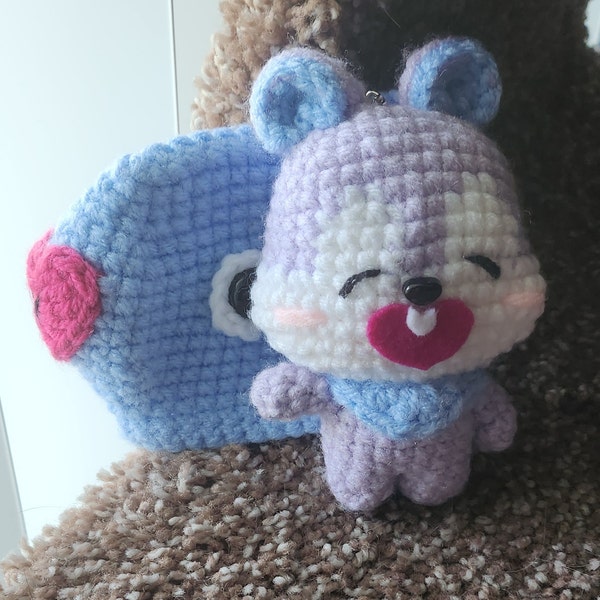BTS Unmasked Mang Without Mask - J-hope BT21 Inspired Hand-crocheted ...