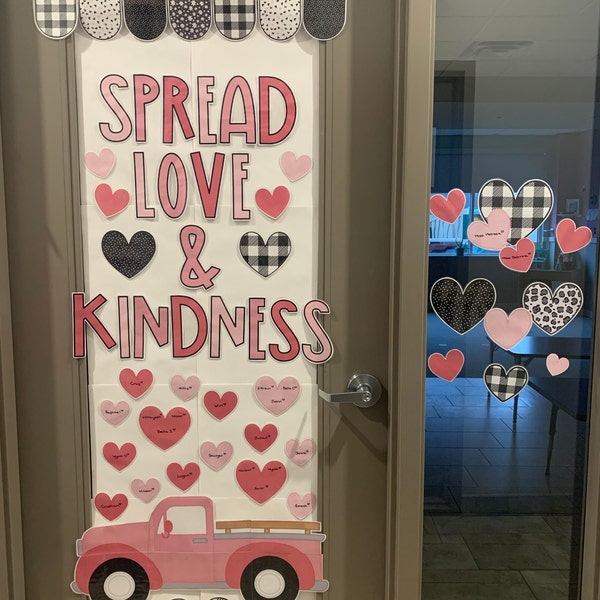 Loads of Love - Valentines Truck - February Bulletin Board Kit - Etsy