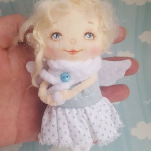 Аngel Doll Art Doll Fabric Doll Soft Doll Rag Doll - Etsy