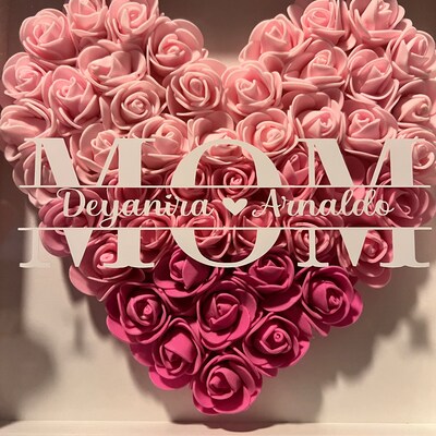 Custom Shadow Boxes With Name Nursery Decor Name Decor Birthday Gifts ...