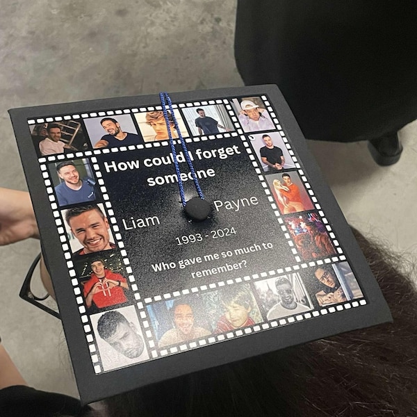 Custom Photo Graduation Cap Topper, Graduation Decoration, Class of ...