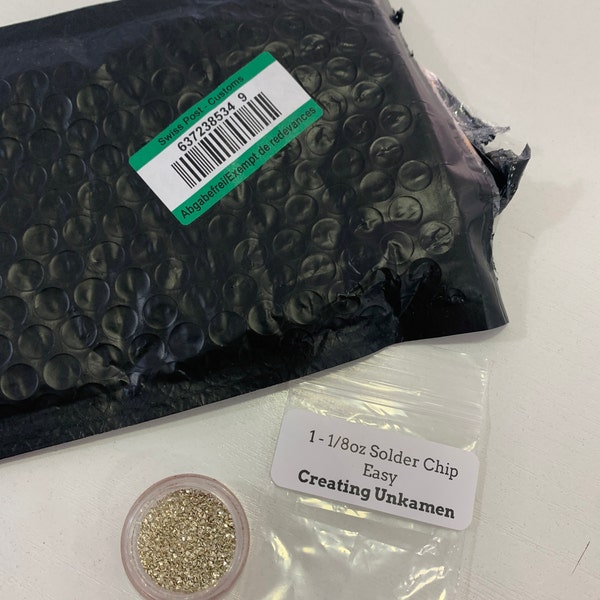 Solder Chips for Soldering Sterling Silver, Silver Filled and Nickel ...