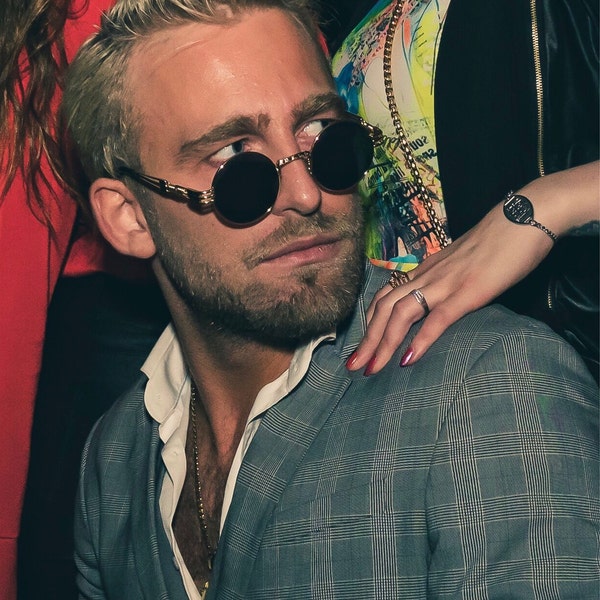 Blocker Lense Driving Sunglasses 70s Yellow Night Vision Shades Black ...